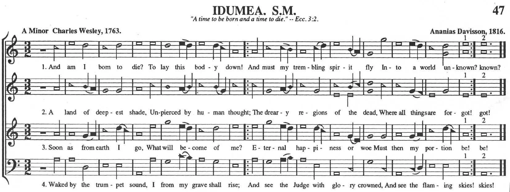 Deep Dive | Sacred Harp – 47b Idumea – Baltimore Shape Note Singing